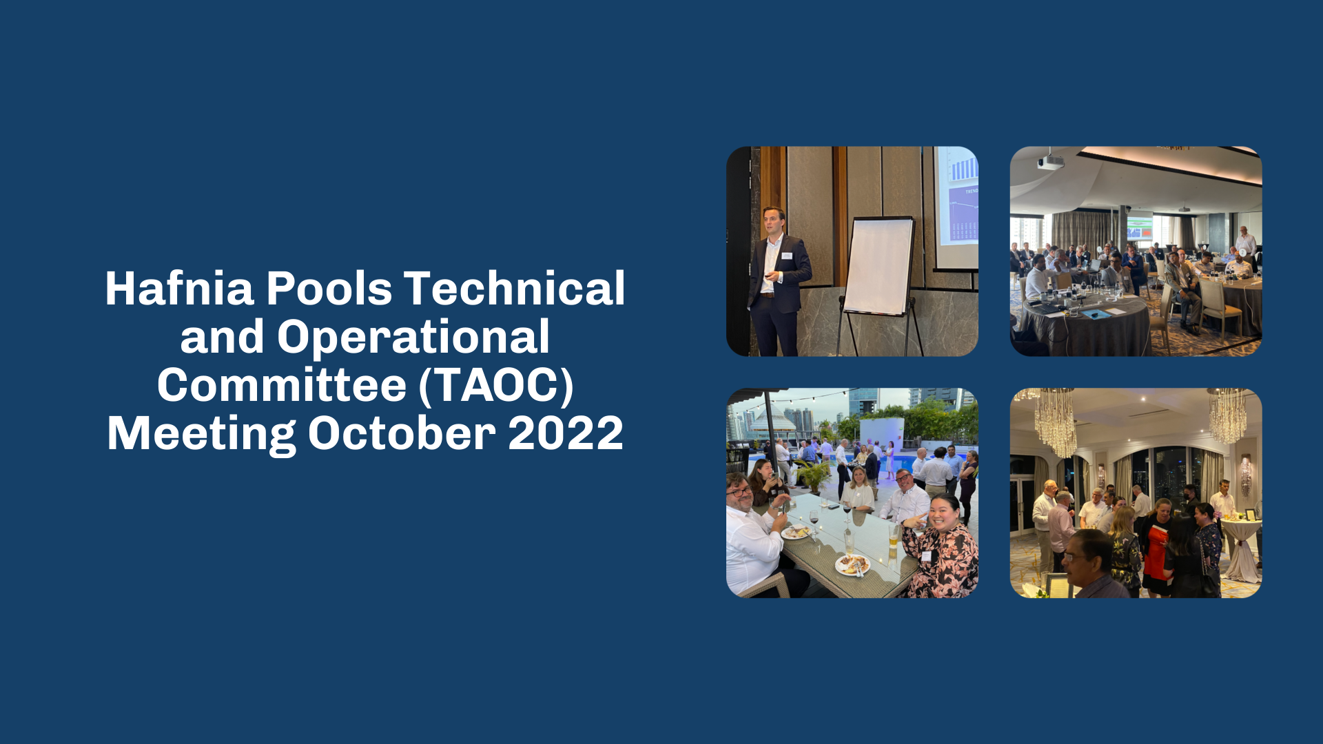 Hafnia Pools Technical and Operational Committee (TAOC) Meeting October ...