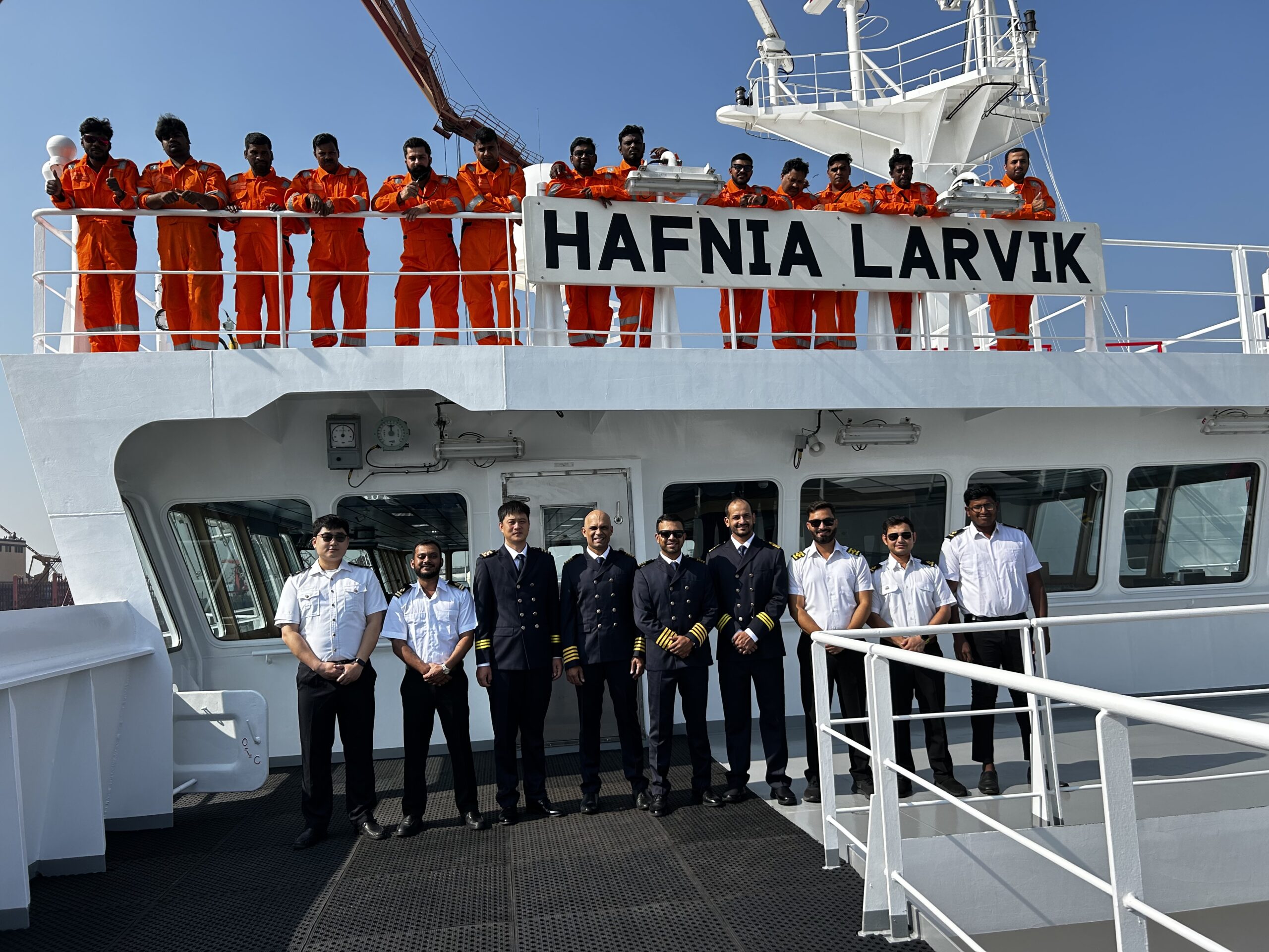 Life aboard the Hafnia Larvik: Reflections from the Captain and Chief ...